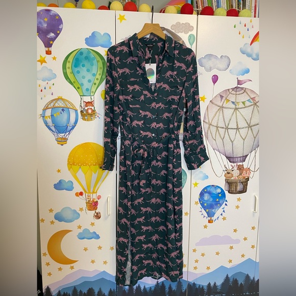 Modcloth | Dresses | Monki Tiger Print Dress Small | Poshmark